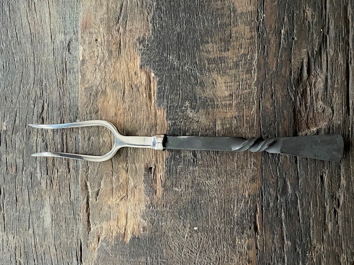 Hand Forged Cutlery Set Viking Silverware Medieval SCA - Etsy