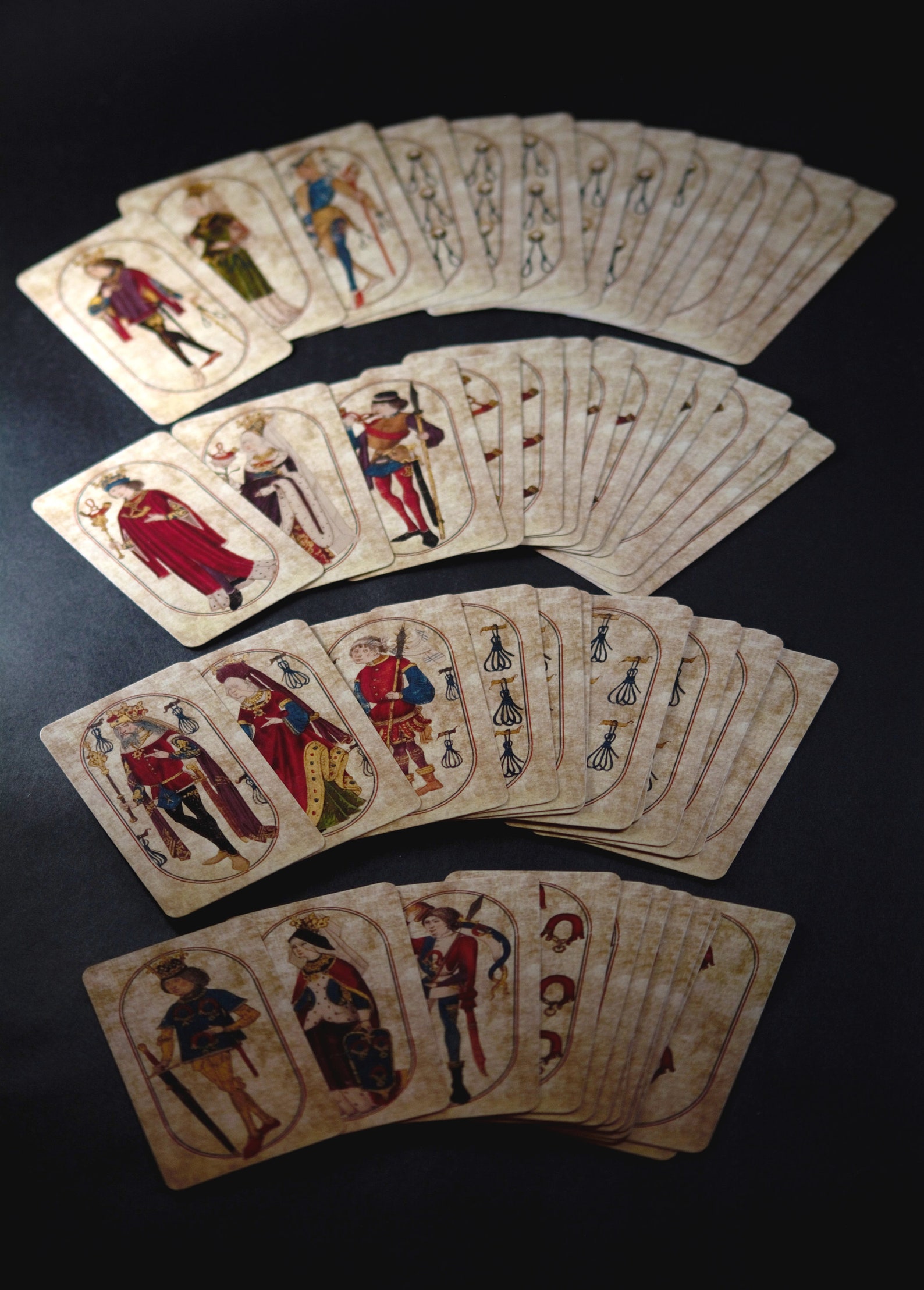 The Cloisters, Flemish Hunting Card Set, Playing Cards, Medieval, SCA ...
