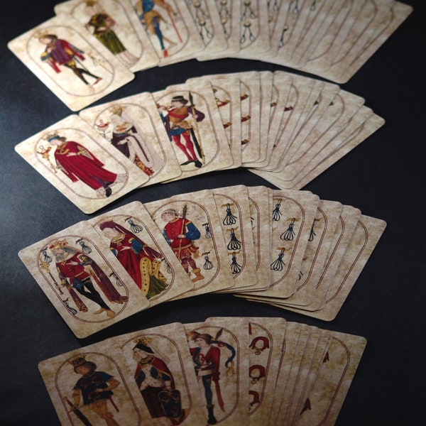Medieval Playing Cards - Etsy