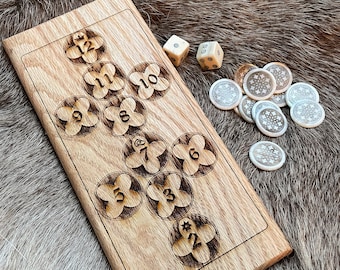 Oak Board Game House of Fortune Glückshaus Medieval Board - Etsy