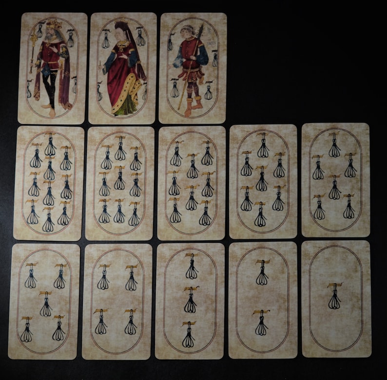 The Cloisters Flemish Hunting Card Set Playing Cards | Etsy