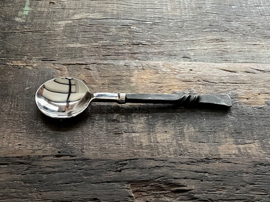 Hand Forged Cutlery Set Viking Silverware Medieval SCA - Etsy