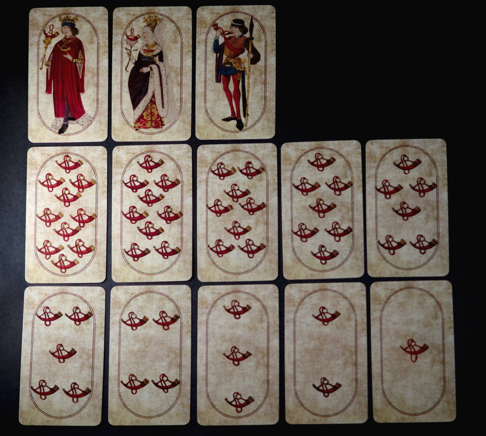 The Cloisters, Flemish Hunting Card Set, Playing Cards, Medieval, SCA ...