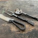 Hand Forged Cutlery Set, Viking Silverware, Medieval, SCA, Creative ...