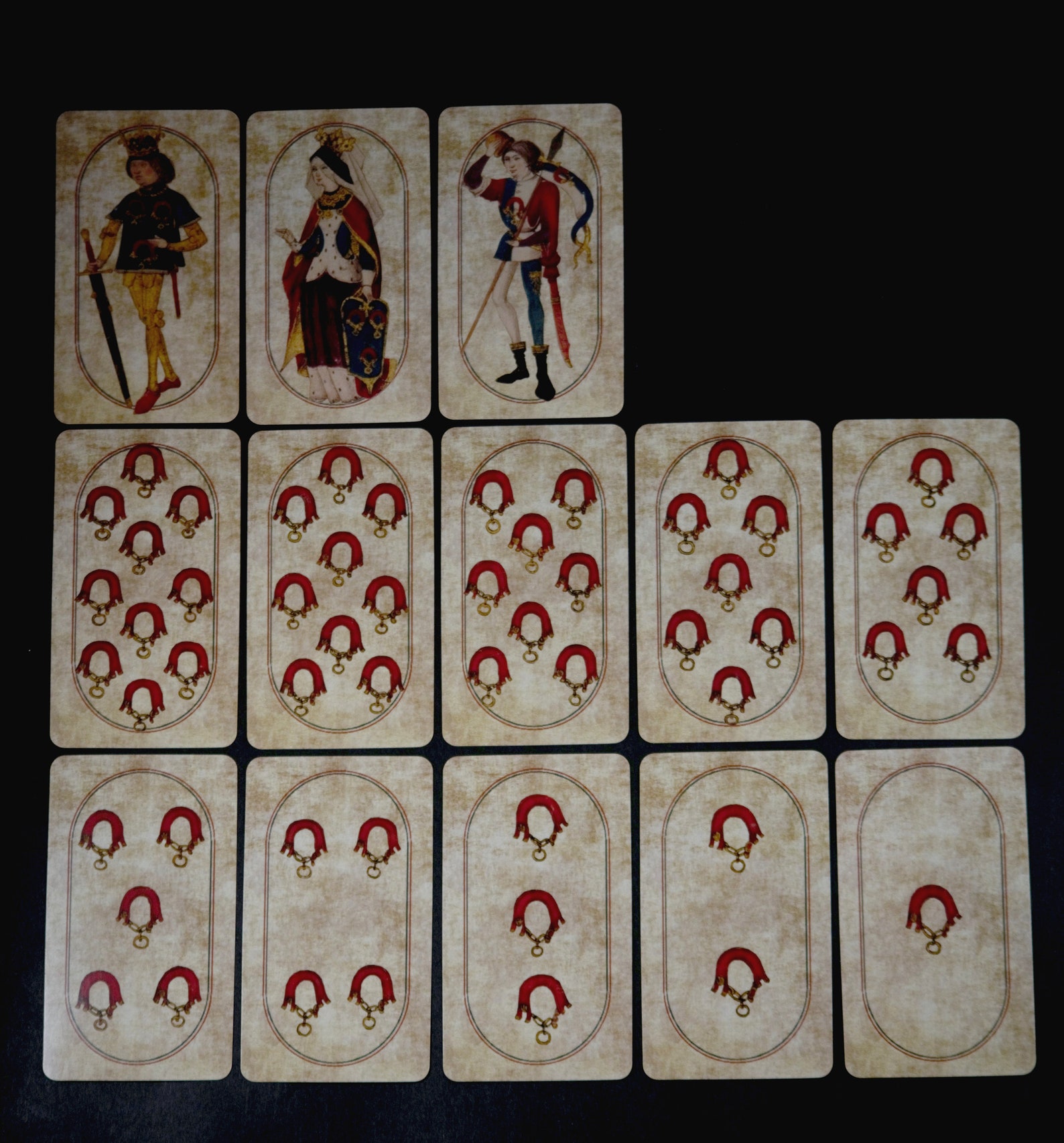 The Cloisters, Flemish Hunting Card Set, Playing Cards, Medieval, SCA ...