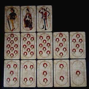 The Cloisters, Flemish Hunting Card Set, Playing Cards, Medieval, SCA ...