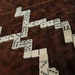 UNIQUE Medieval Bone Domino Set double Six, SCA, Creative Anachronism ...