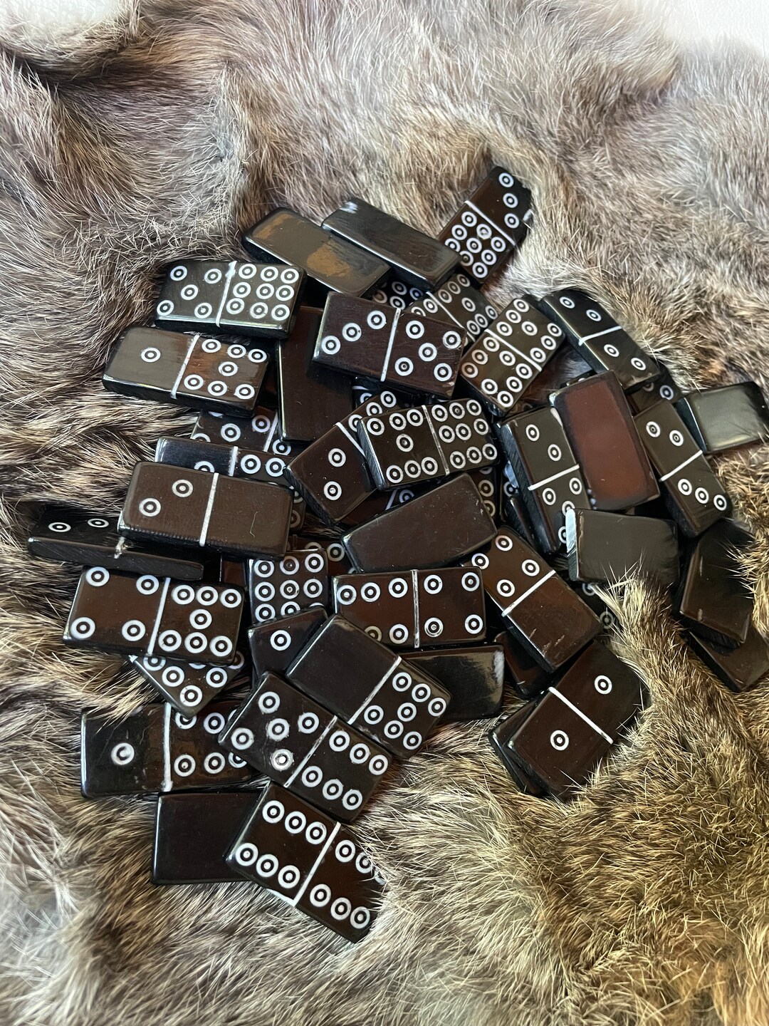 UNIQUE Medieval Horn Domino Set (double Nine), SCA, Creative ...