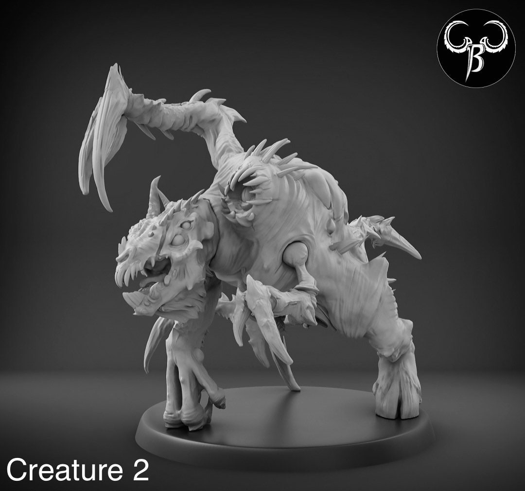 Fallen Creature Pack 28mm and 32mm Scale Premium 3D - Etsy