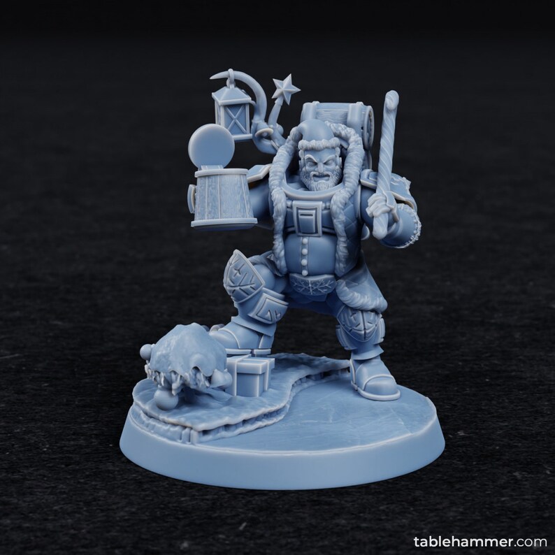 Santa Dwarf | Space Dwarfs | Tablehammer | 40mm Base - Etsy