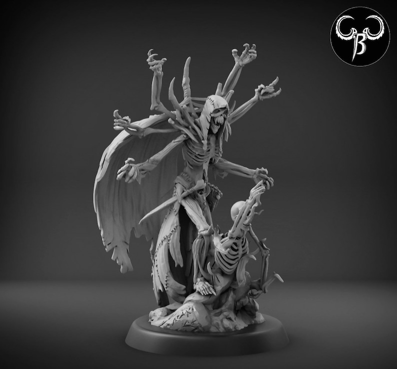 Bonemancer Necromancer 28mm and 32mm Scale Premium 3D - Etsy