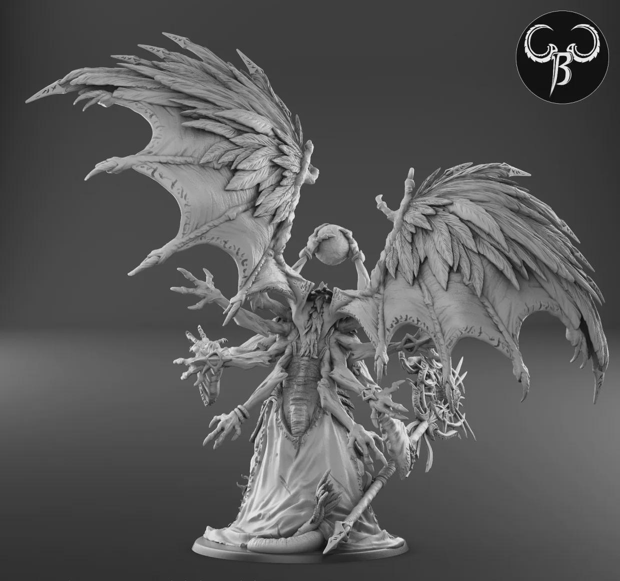 Arch Seer - Dark Demon Legions - Claybeastcreation - 3D Printed Fantasy ...