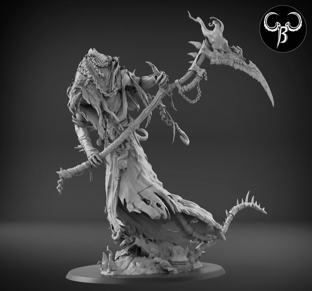 Spectral Plague Overlord | Ghost Rat | 120mm Oval Base | Premium 3D ...