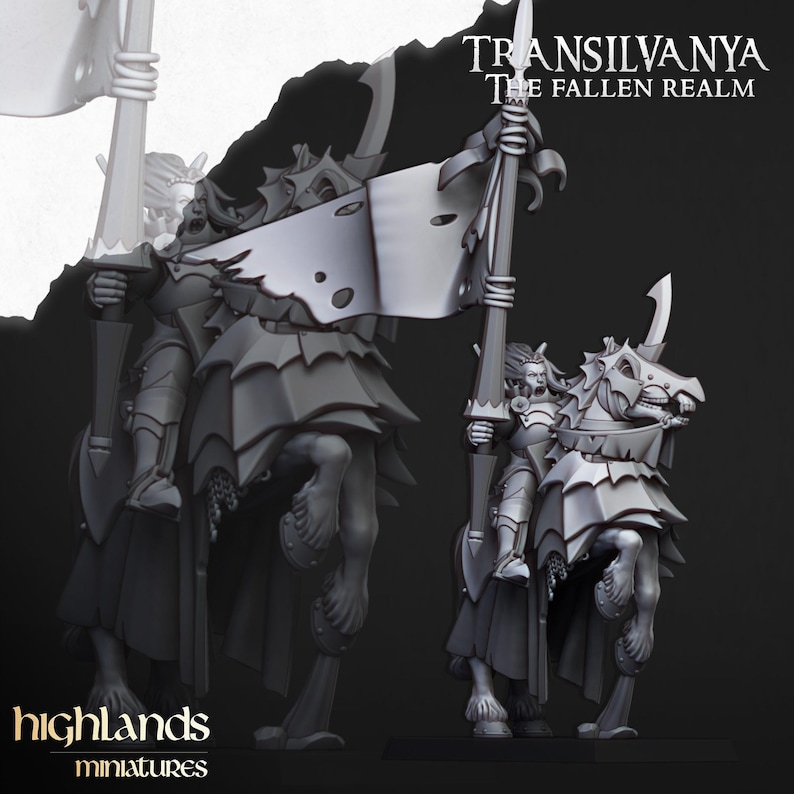 Vampire Knights Cavalry - Transilvanya Vampires - 28mm 32mm Scale ...