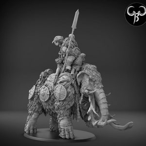 Borean Warmoth | Ogre Mount Mammoth | 120mm Oval Base | Ogres Sons of ...