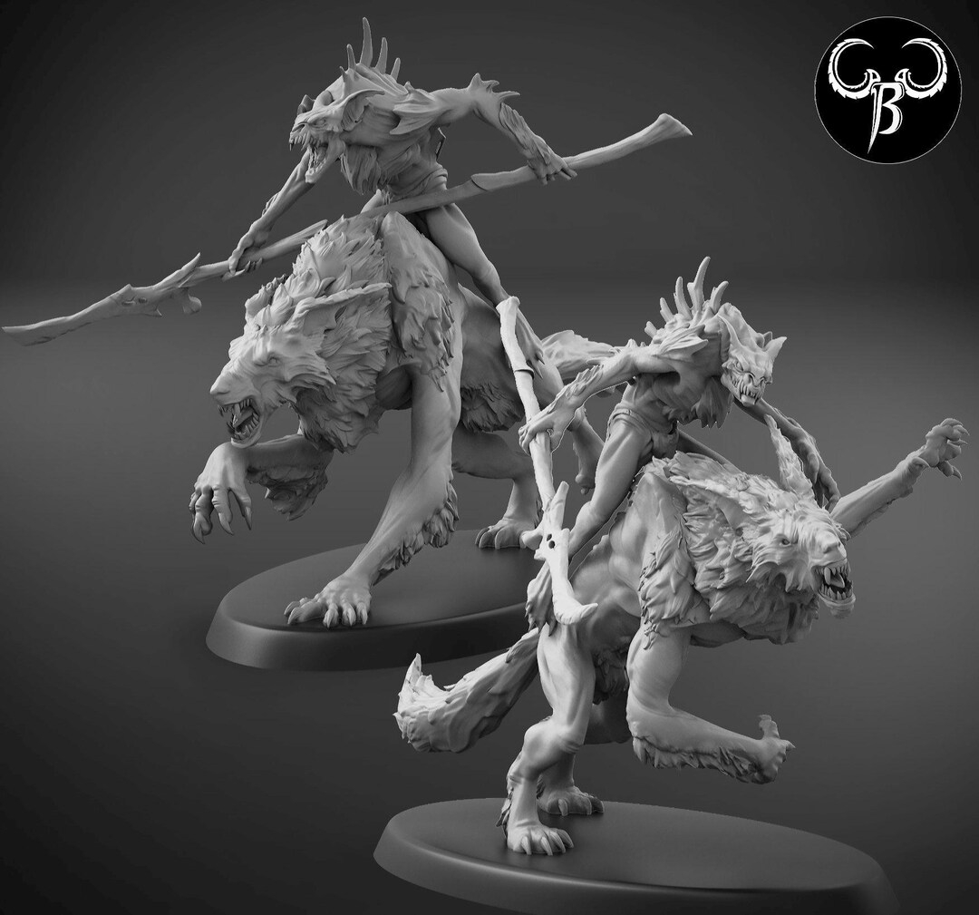 Grim Knight Set A | Crypt Nightmares | Claybeastcreation | 3D Printed ...