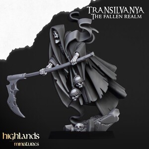 Grim Reaper - Transilvanya Vampires - 28mm - Highlands Miniatures - Etsy