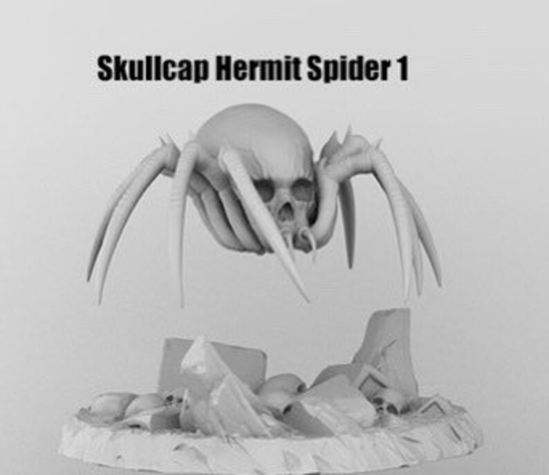 Skullcap Spiders Vampire Spiders Premium 3D Printed | Etsy