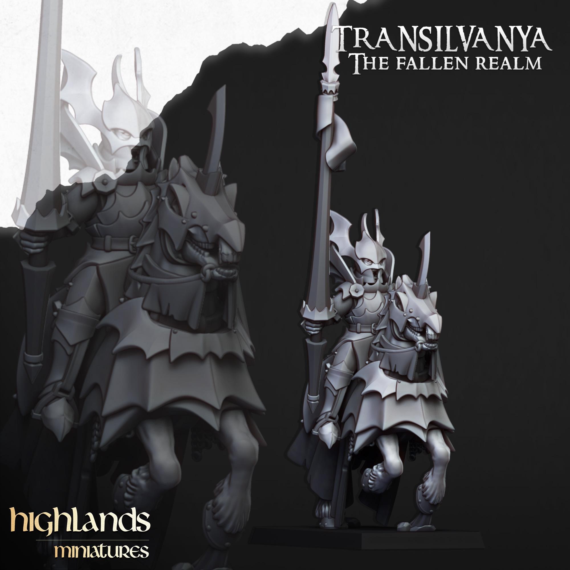 Vampire Knights Cavalry - Transilvanya Vampires - 28mm 32mm Scale ...