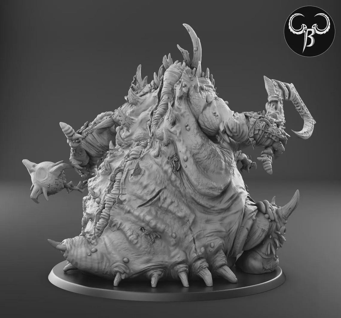 Arch Desecrator Warrior - Dark Demon Legions - Claybeastcreation - 3D ...