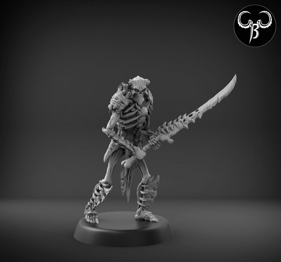 Bone Guards Heavy Squad | Crypt Nightmares | Claybeastcreation | 3D ...