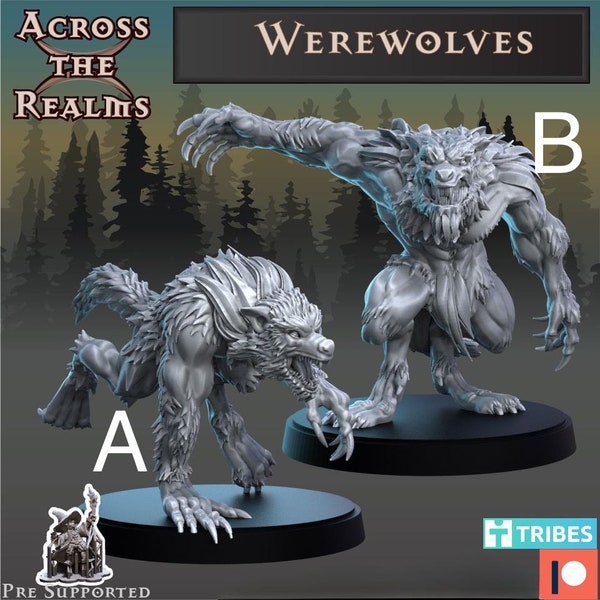 32mm Scale Werewolf - Etsy