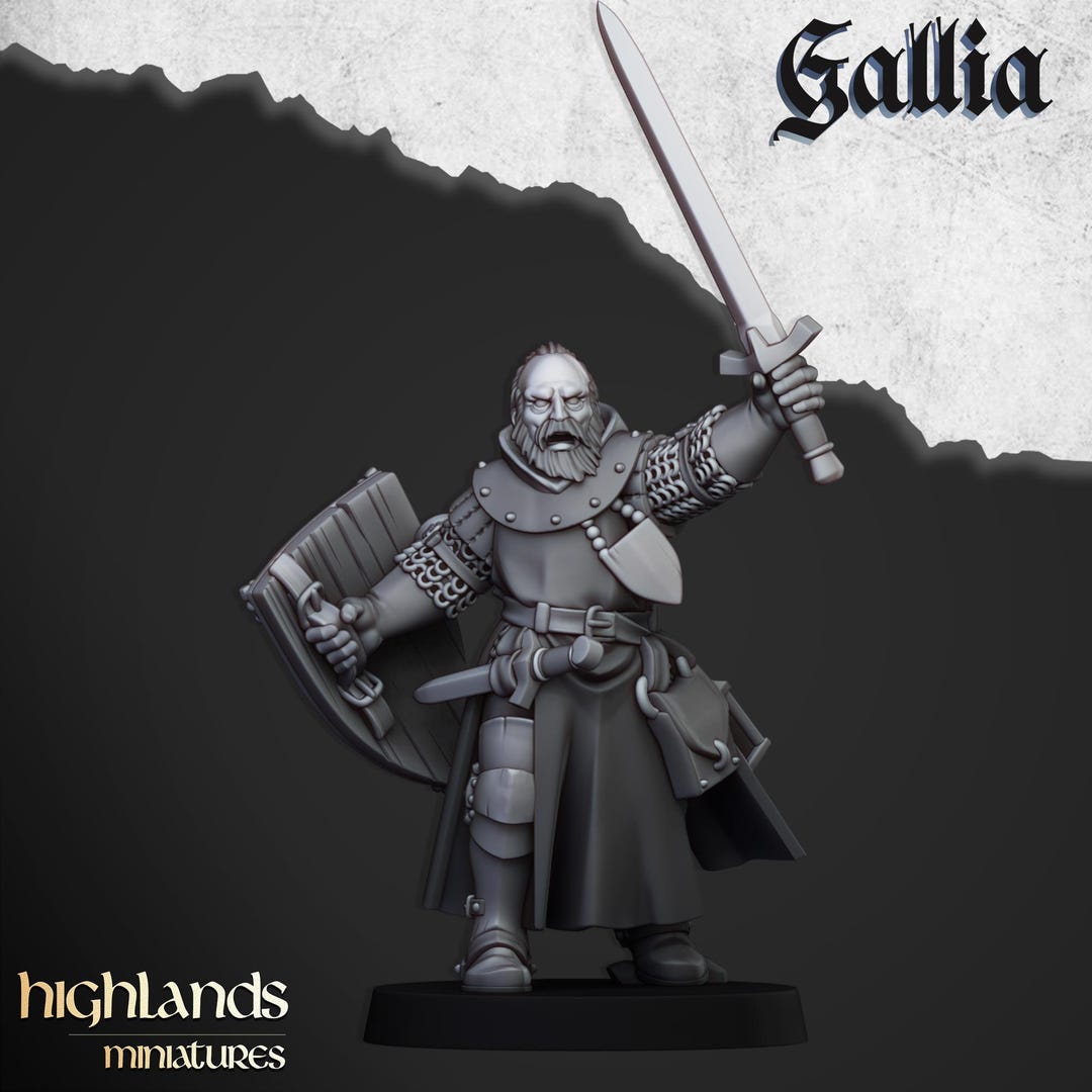 Hero Questing Knight on Foot - 28mm Scale - Knights of the Realm ...