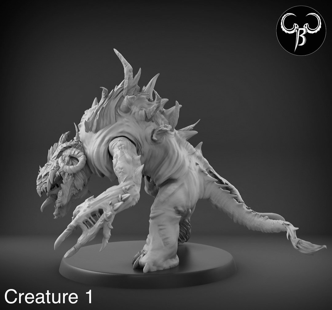 Fallen Creature Pack 28mm and 32mm Scale Premium 3D - Etsy