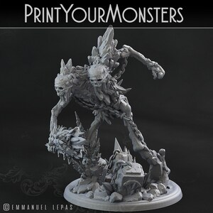 Giant Ice Skeleton | Premium 3D Printed Fantasy Tabletop Miniature for ...