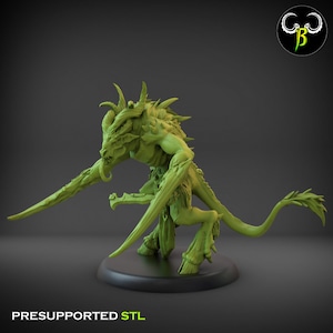 Mutant Spawn Squad of 7 | 50mm 64mm and 100mm Base Sizes | 28 and 32mm ...