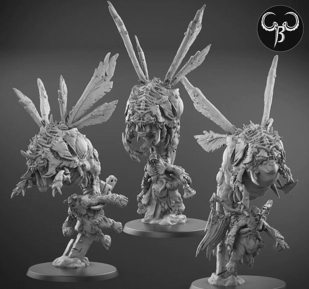 Maggot Bombers Set Leader - Dark Demon Legions - Claybeastcreation - 3D ...