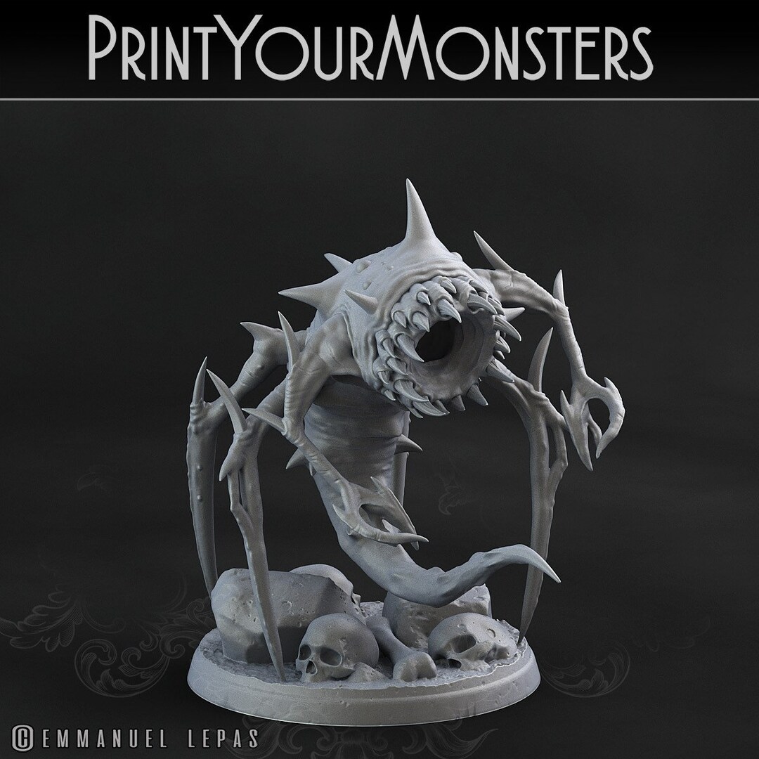 Void Tyrant | Premium 3D Printed Fantasy Tabletop Miniature for Gaming ...