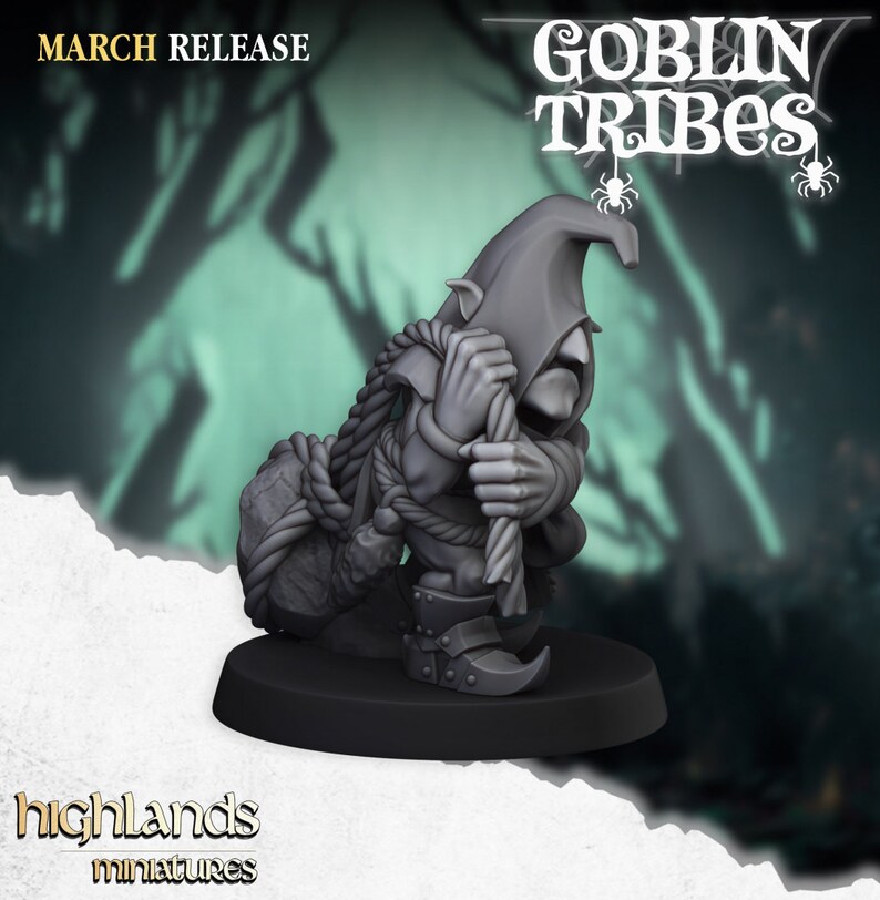 Goblins Stonethrowers - Swamp Goblin - 28mm Scale - Unit of 5 ...