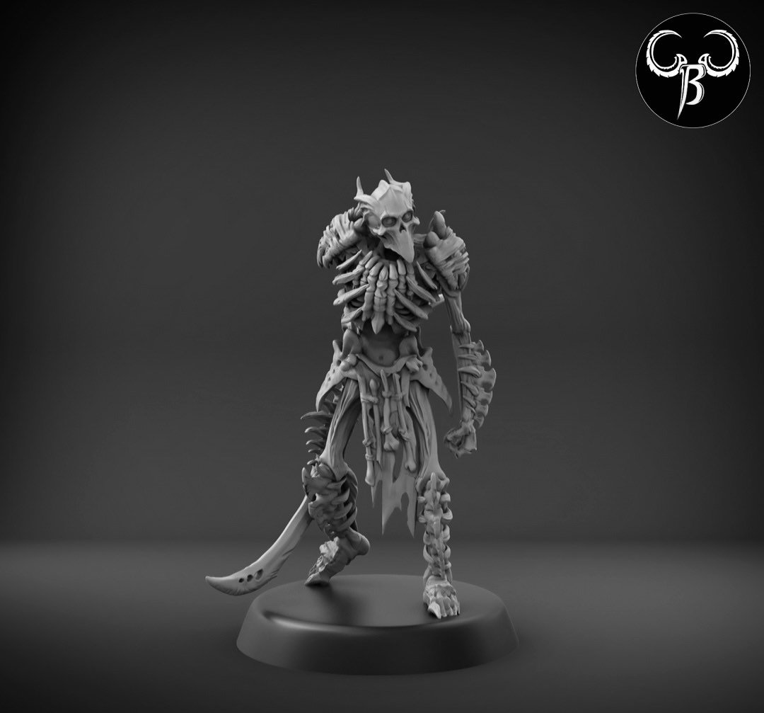 Bone Guards Heavy Squad | Crypt Nightmares | Claybeastcreation | 3D ...