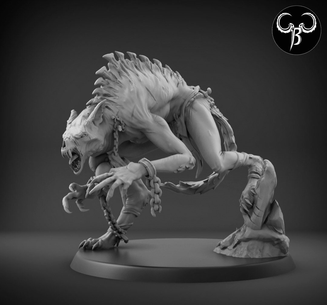 Grave Howler | Feral Werewolf | Ghoul - Etsy