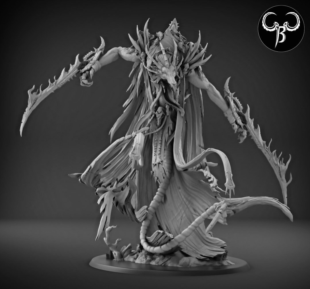 Shadow King | Ghost Rat | 120mm Oval Base | Premium 3D Printed Fantasy ...