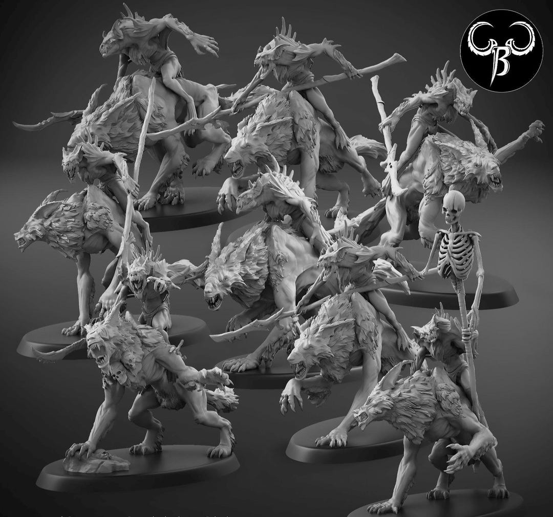 Grim Knight Full Squad | Crypt Nightmares | Claybeastcreation | 3D ...