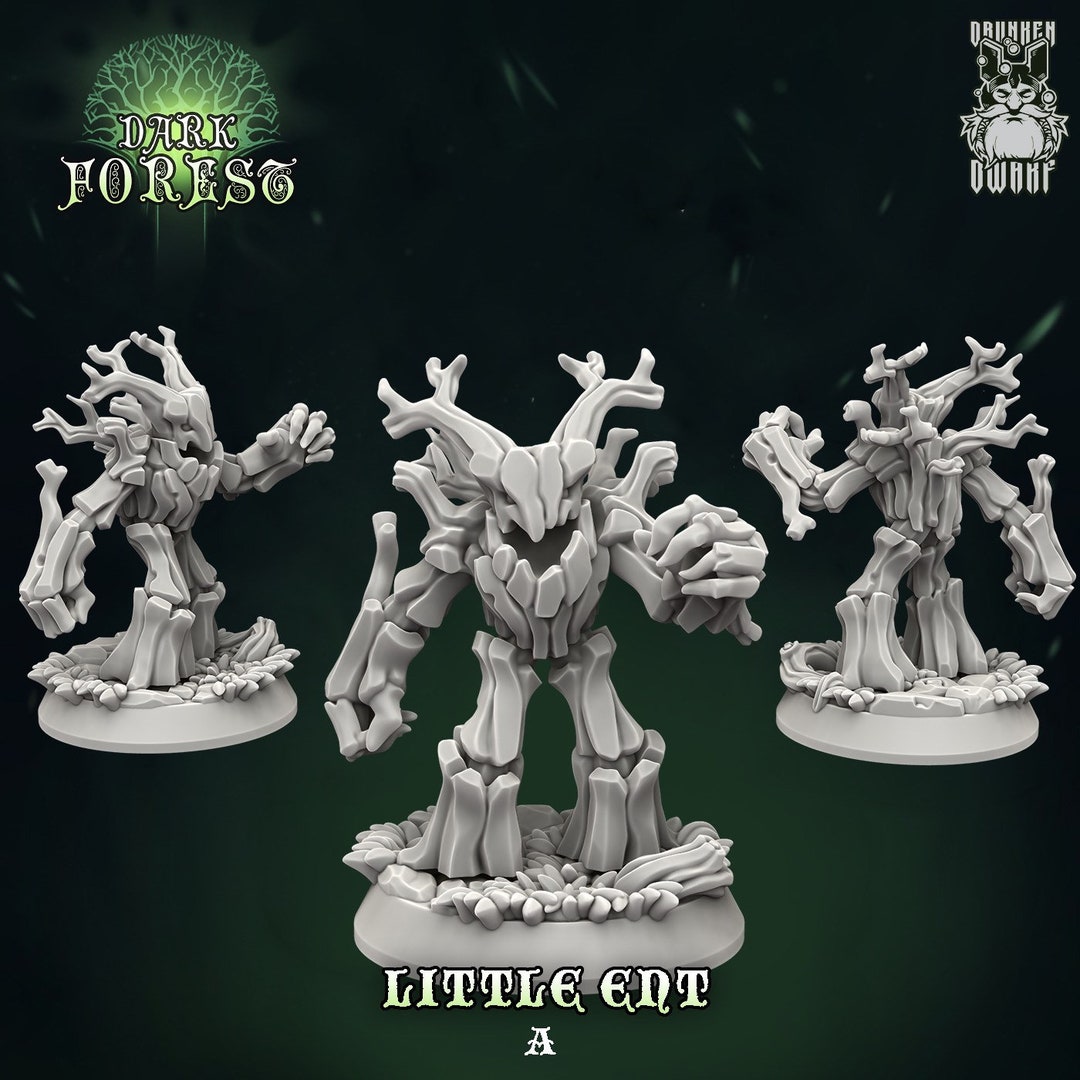 Little Ent Figure A 28mm and 32mm Scale Premium 3D Printed Fantasy ...