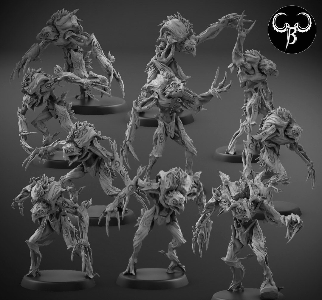 Night Spirit Squad of 10 | 28mm and 32mm Scale | Grove Guardians ...