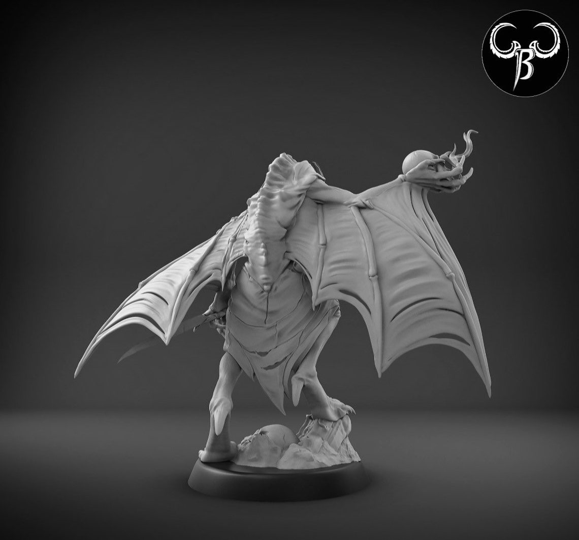 Blood Lord Vampire | 28mm and 32mm Scale | Premium 3D Printed Fantasy ...