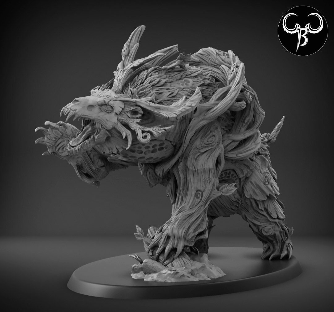 Ancient Grove Guardian | 60mm 90mm 120mm Oval Base | Premium 3D Printed ...