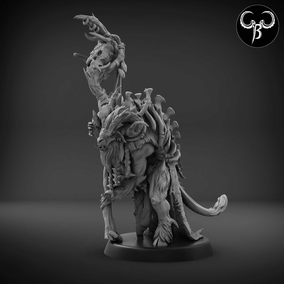 Bestial Prophet | 28 and 32mm Scale | Premium 3D Printed Fantasy ...