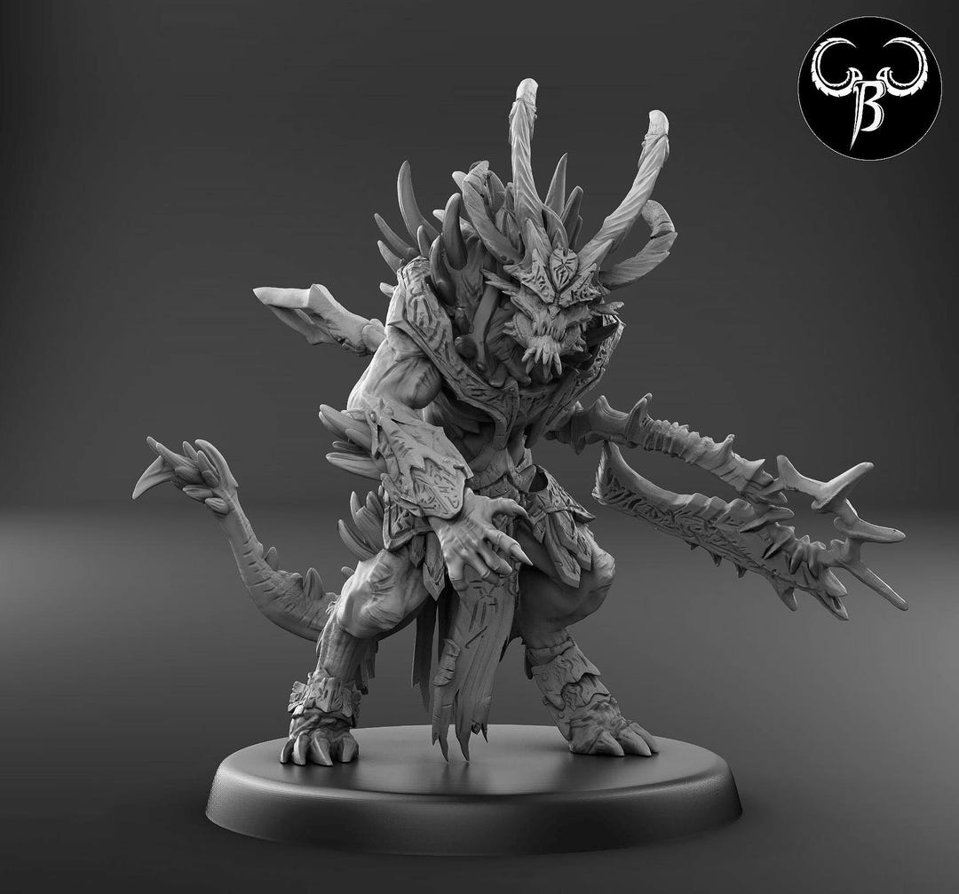 Apostle of Ruin - Dark Demon Legions - Claybeastcreation - 3D Printed ...