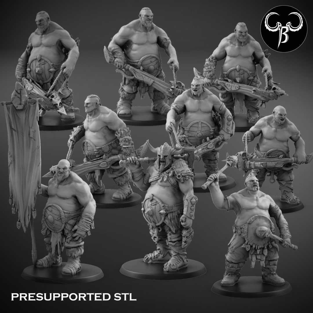 Hunger Sons With Crossbow Squad | Ogres Sons of the Everfeast | 25mm ...