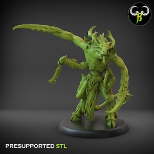 Mutant Spawn Squad of 7 | 50mm 64mm and 100mm Base Sizes | 28 and 32mm ...