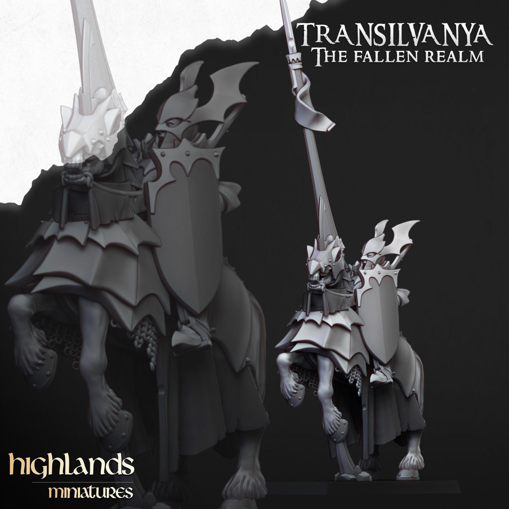 Vampire Knights Cavalry - Transilvanya Vampires - 28mm 32mm Scale ...