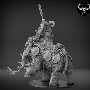Borean Warmoth | Ogre Mount Mammoth | 120mm Oval Base | Ogres Sons of ...
