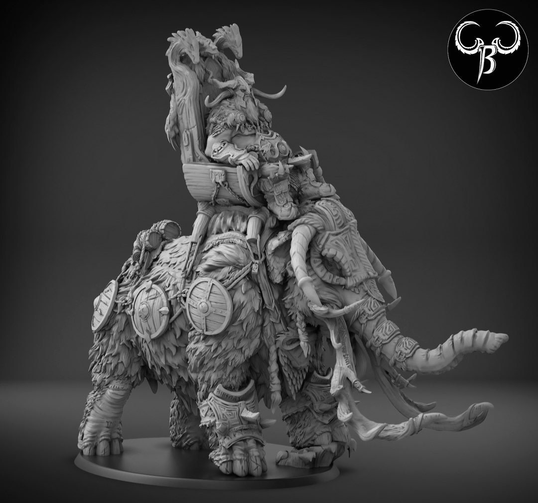 Borean Warmoth | Ogre Leader | 120mm Oval Base | Ogres Sons of the ...