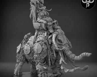 Borean Warmoth Ogre Mount Mammoth 120mm Oval Base Ogres Sons of the ...