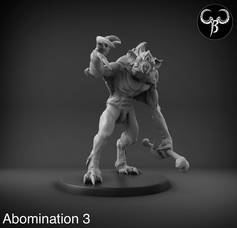 Tomb Abomination Vampire Squad | 25mm 28mm 32mm 50mm and 64mm Base ...